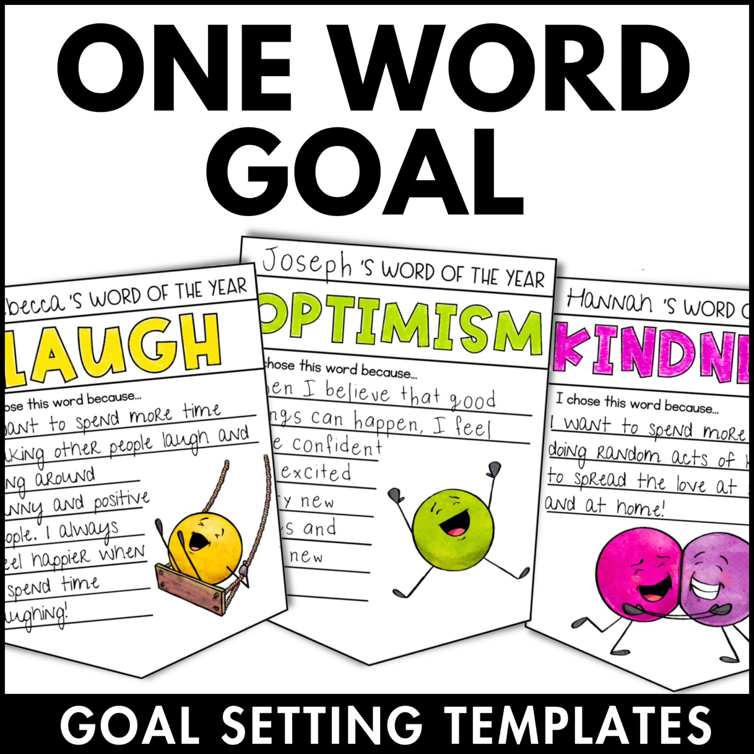 One Word Project For Kids: Fun Goal Setting For Kids