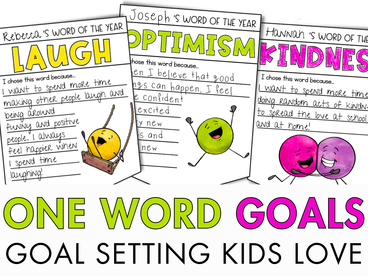 One Word Project For Kids: Fun Goal Setting For Kids