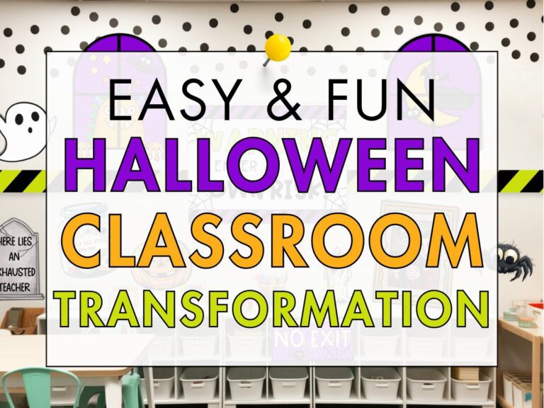 How To Easily Achieve A Halloween Classroom Transformation