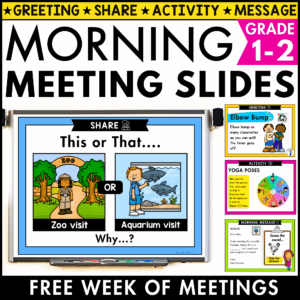 12 Exciting Morning Meeting Games For 1st & 2nd Grade
