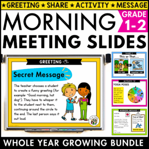 12 Exciting Morning Meeting Games For 1st & 2nd Grade
