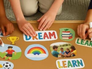 Easy Vision Board Examples For Kids And Students